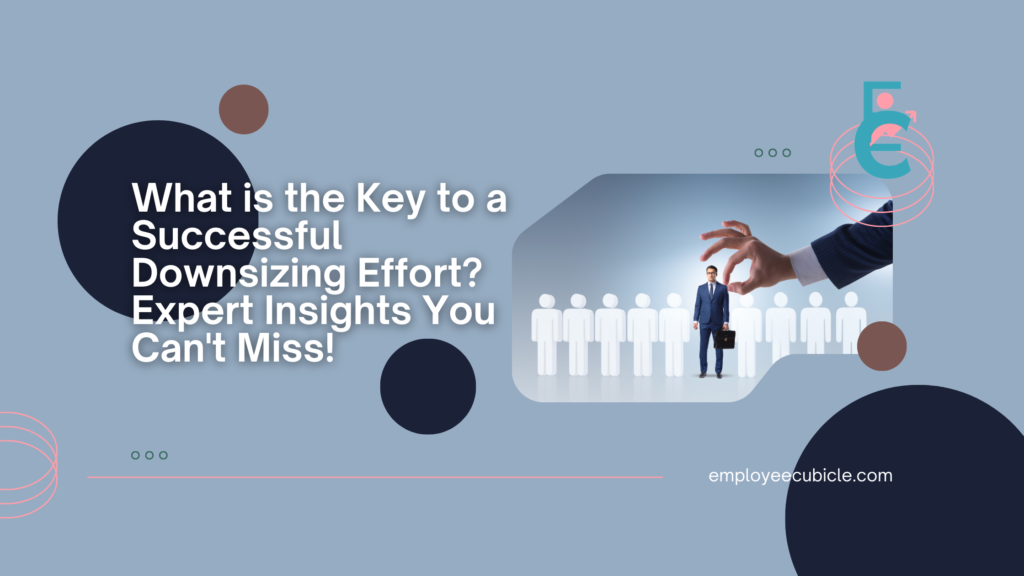 What Is The Key To A Successful Downsizing Effort? Expert Insights You ...